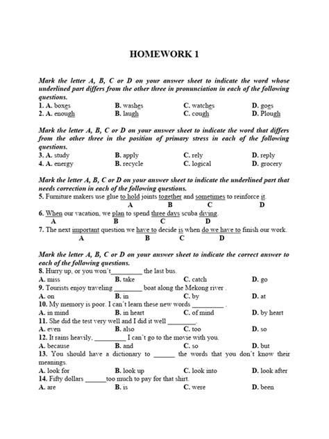 Homework 1 Download Free Pdf Mark Twain