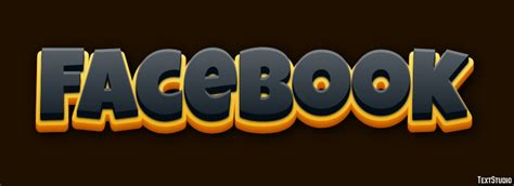 Facebook Text Effect And Logo Design Brand