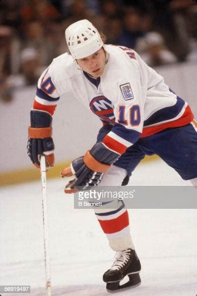 Canadian Professional Hockey Player Lorne Henning Of The New York