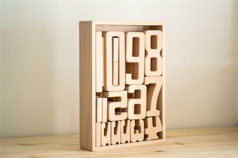 Wooden Number Sum Math Blocks Etsy