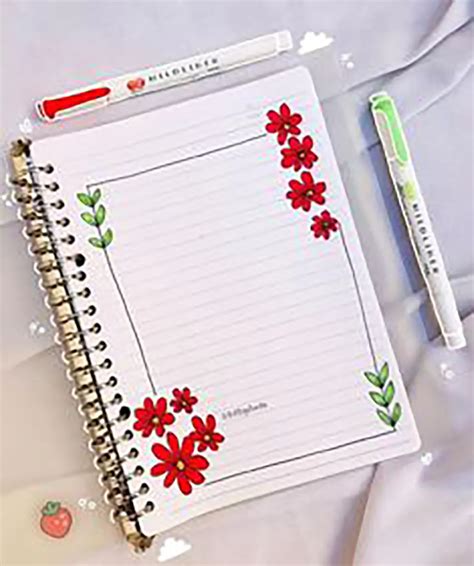 تزیین دفتر مشق آسان‌ترین روش‌ها برای تزیین دفتر مشق با مداد رنگی