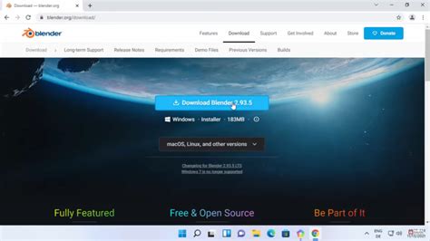 Blender Windows 11 Plenh