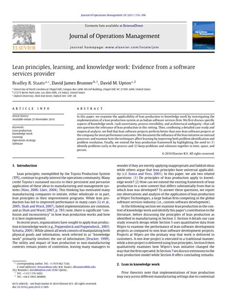 Lean Explain Pdf Lean Manufacturing Hypothesis