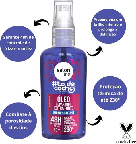 Óleo Reparador Salon Line todecacho Extra Forte Super Silicone 60ml