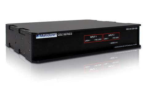 Standalone Signal Management Shop Qube Series Multidyne Multidyne Fiber Optics