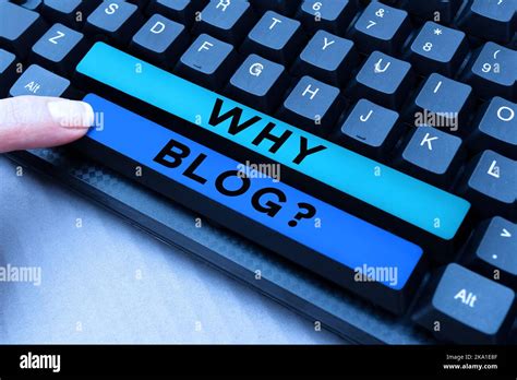 Text Showing Inspiration Why Blogquestion Business Overview Computer