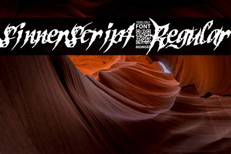 SinnerScript Regular Font FFonts Net
