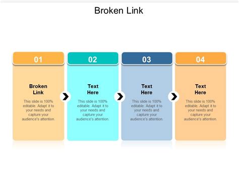 Broken Link Ppt PowerPoint Presentation Styles Topics Cpb