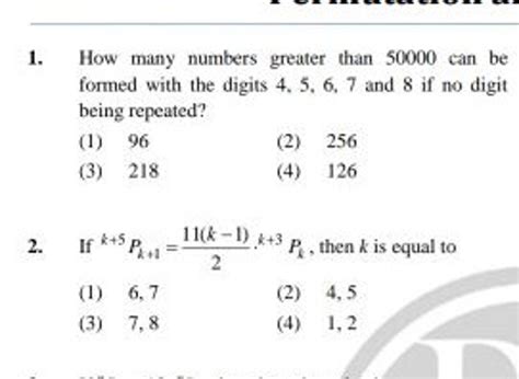 how many numbers greater than 50000 can be formed with the digits 4 5 6 7