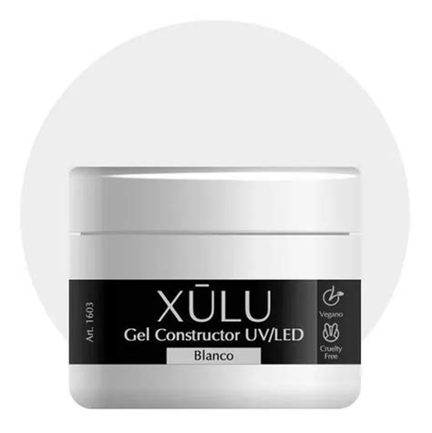 Gel Constructor Para Uñas gr Builder Gel Led uv Xúlu Color Blanco MercadoLibre