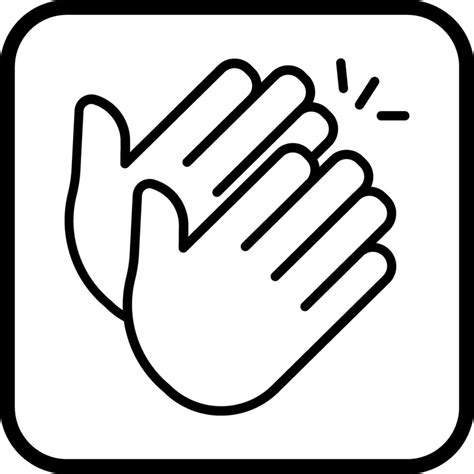 Clapping Hands Icon Design 49867342 Vector Art At Vecteezy