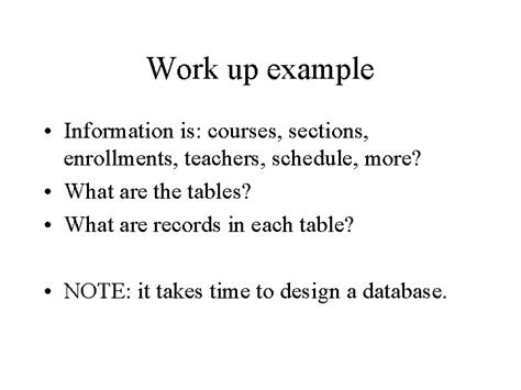 Creating Databases For Web Applications Introductions Overview