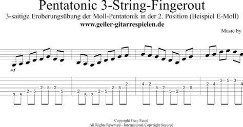 Pentatonic Bung Einfach Geiler Gitarre Spielen