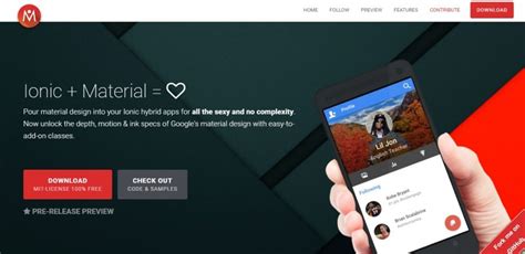 20 Sleek Material Design Frameworks For Web Designers