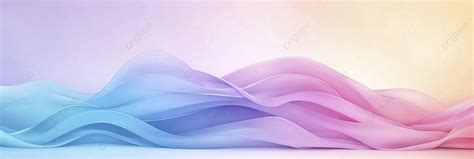 Abstract Pastel Waves Dreamy Digital Art Background Abstract Design Light Tranquility
