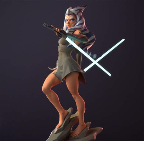 Archivo 3d Ahsoka Tano・modelo Imprimible En 3d Para Descargar・cults