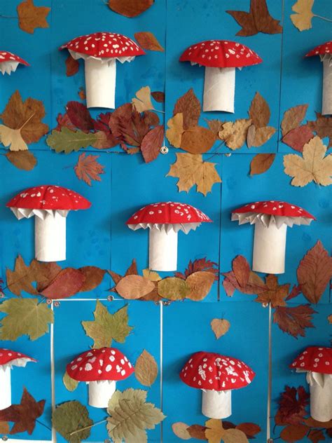 Paddestoelen Thanksgiving Crafts Preschool Crafts Mushroom Crafts