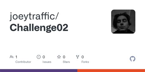 Github Joeytrafficchallenge02