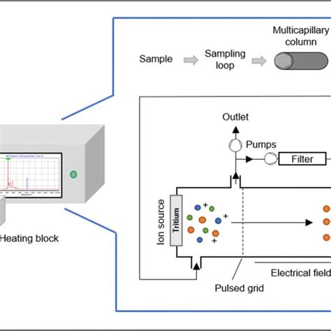 Schematic Drawing Of The Setup For Sampling And Ims Measurement Of