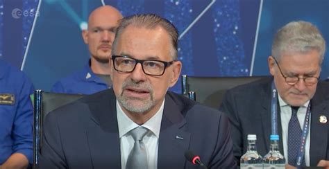 Spacewatchgl Exclusive Interview With Dr Josef Aschbacher After Cm 22