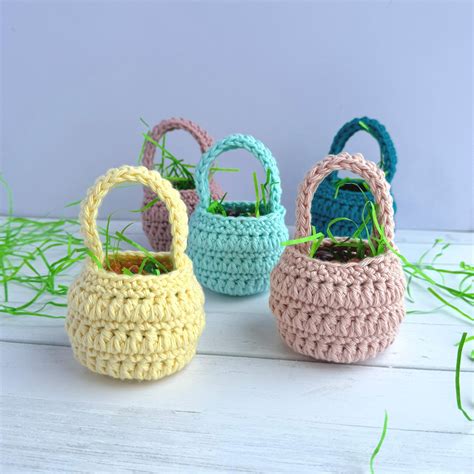 Free Crochet Easter Basket Patterns 12 Free Crochet Easter Basket