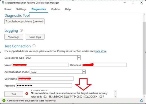 azure db2 linked service setup assistance as400 microsoft qanda