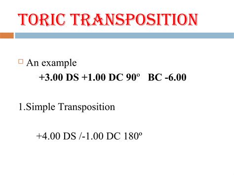 Transposition Ppt Eye And Vision Conditions Diseases And Conditions Transposition Ppt Eye And Vision Conditions Diseases And Conditions