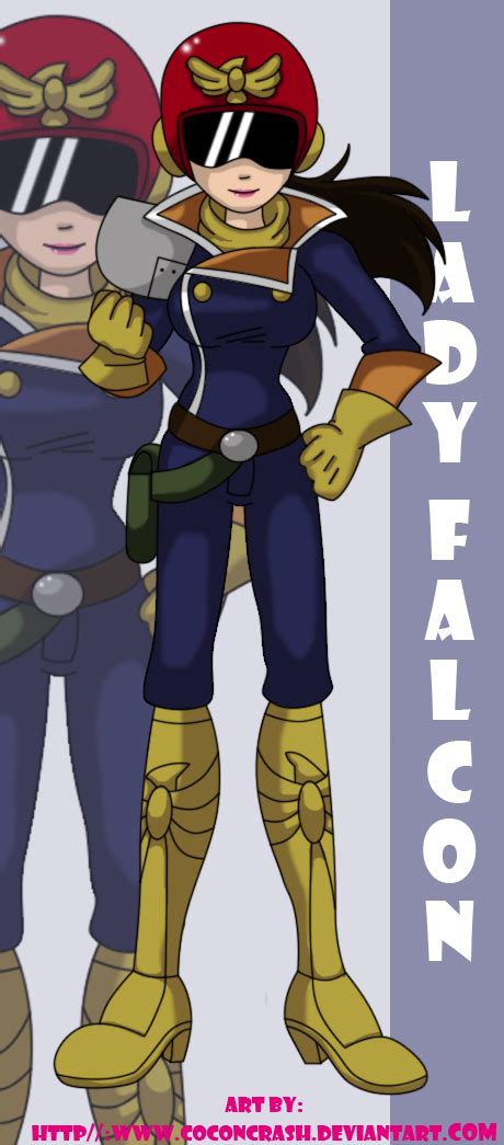 Lady Falcon 2 New By Coconcrash On Deviantart