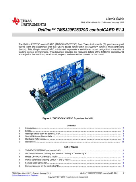 Delfino™ Tms320f28379d Controlcard R1 3 Pdf Analog To Digital