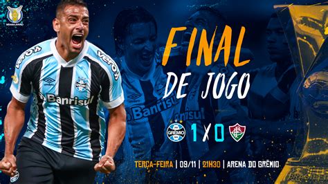 Grêmio FBPA on Twitter Fim de jogo Grêmio 1x0 Fluminense gol de