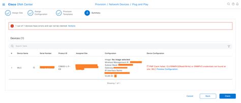 solved dnac pnp provision new cisco 9800 l wlc issue during claim