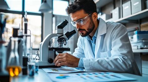 Free Scientist Using Microscope Image Scientist Microscope