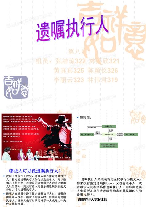 遗嘱执行人PPT模板下载 编号qgnkzoay 熊猫办公