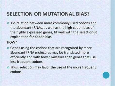 Codon Bias Ppt