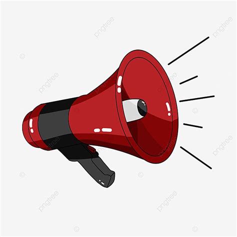 Mégaphone Rouge Png Clipart Corne Haut Parleur Orateur Fichier Png
