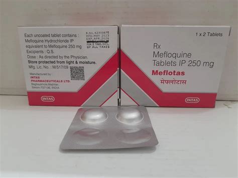 Mefloquine Hydrochloride Tablet Mefloquine Hcl Tablet Latest Price