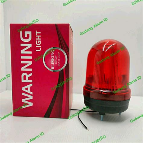 Jual LAMPU ROTARY BUZZER 4 LED N 1101J MULTI VOLT 12 24 220V AC DC