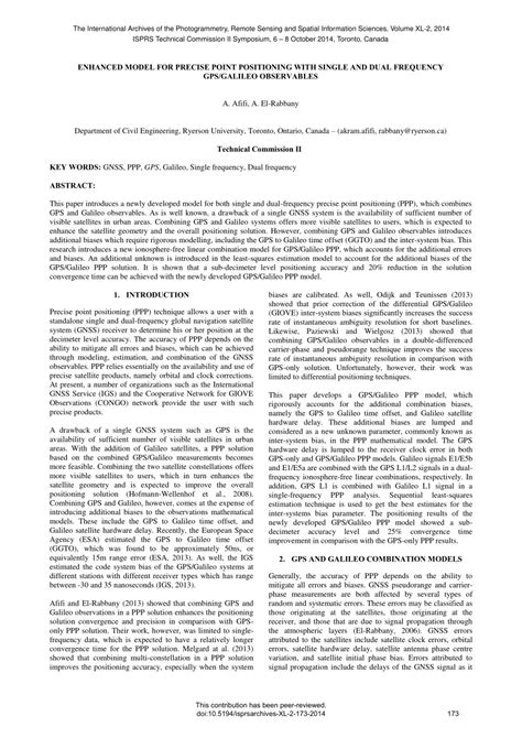 Pdf Enhanced Model For Precise Point Positioning With Single And Dual
