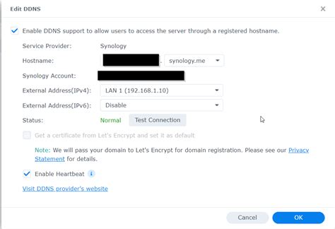 Ddns External Connection Question Rsynology