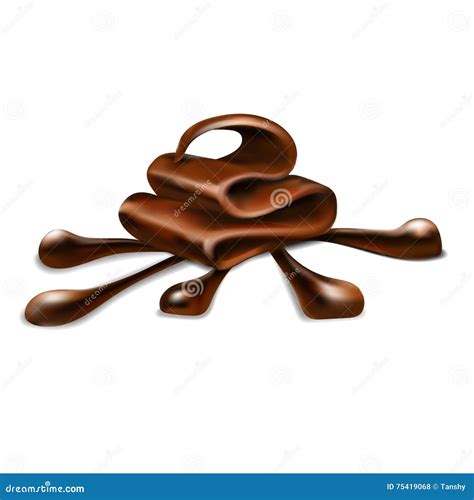 Vector Illustration Of Chocolate Pours Stock Vector Illustration Of