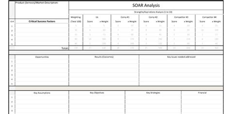 Soar Analysis Worksheet