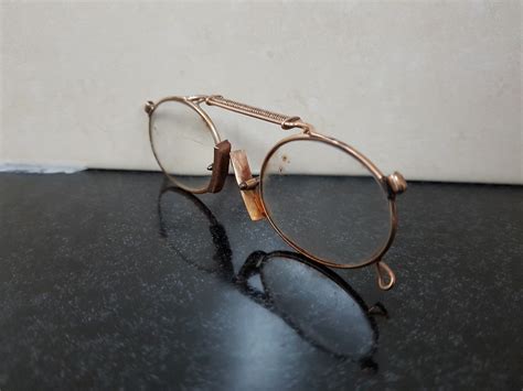 Antique Pince Nez Reading Glasses Gold Plated Moonee Ponds Antiques