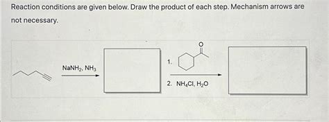 Solved Reaction conditions are given below. Draw the product | Chegg.com
