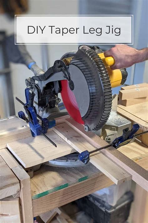 Diy Taper Leg Jig For The Miter Saw