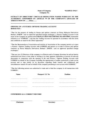 Circular Resolution Template Fill Online Printable Fillable Blank PdfFiller