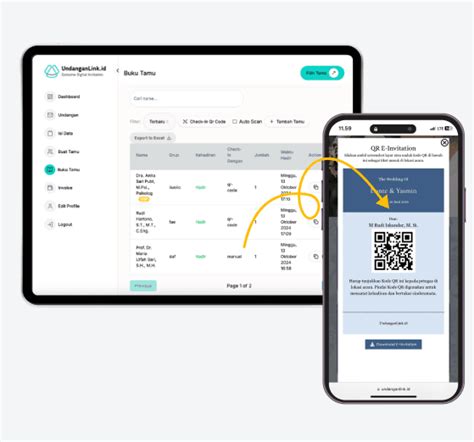 Buku Tamu Digital Exclusive Dengan Qr Code
