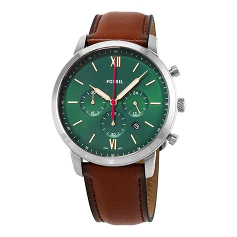 Reloj Fossil Plateado Con Verde Fs5735 Sku Fos 30 Mostperu