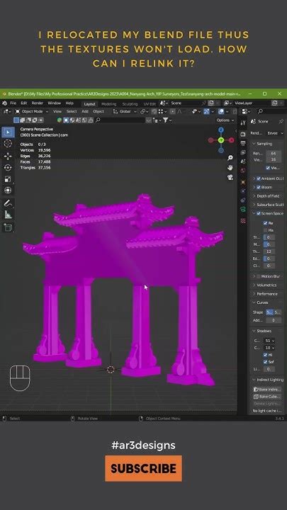 Blender Tip Find Missing References Ar3designs Daily Blender 3d Tips