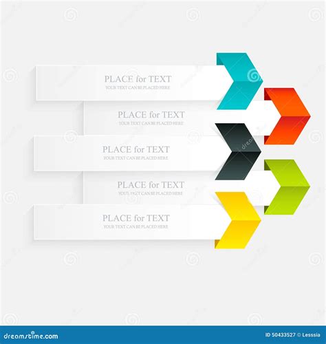 Vector Colorful Text Box Trendy Colors Stock Vector Illustration Of Design Business 50433527