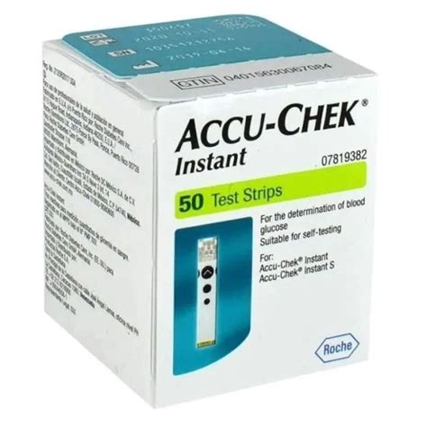 Accu Chek АкуЧек Инстант Тест ленти 50 за измерване на кръвна захар